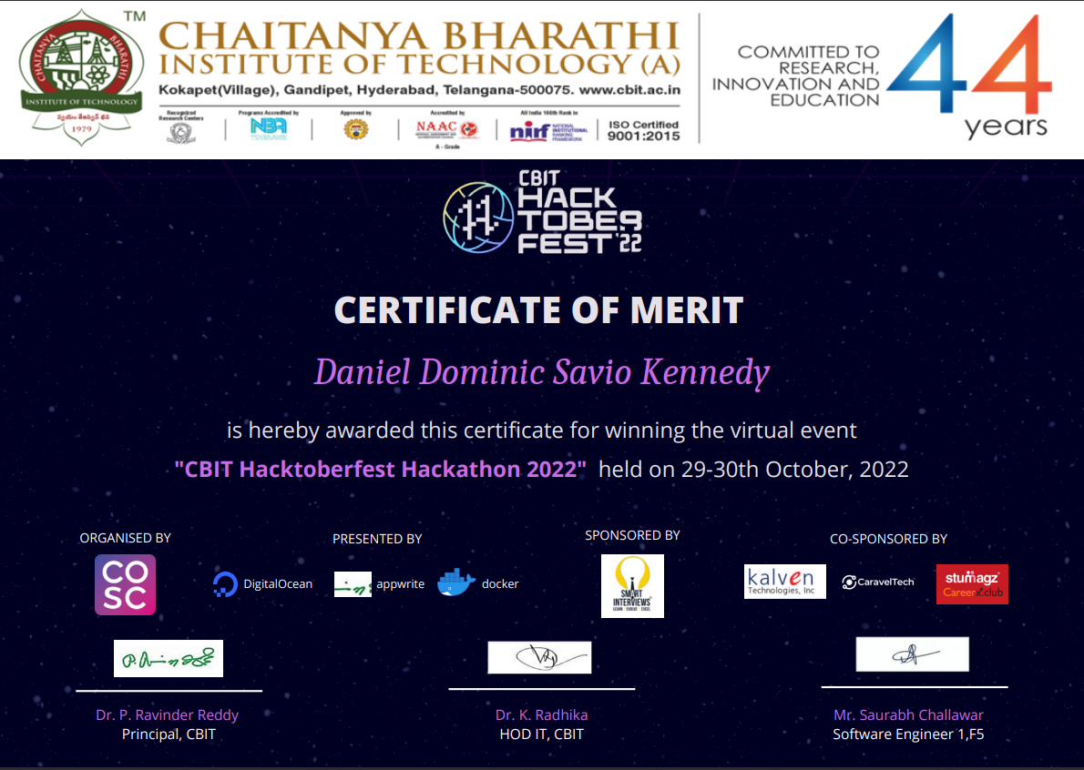 Daniel Dominic Savio Kennedy